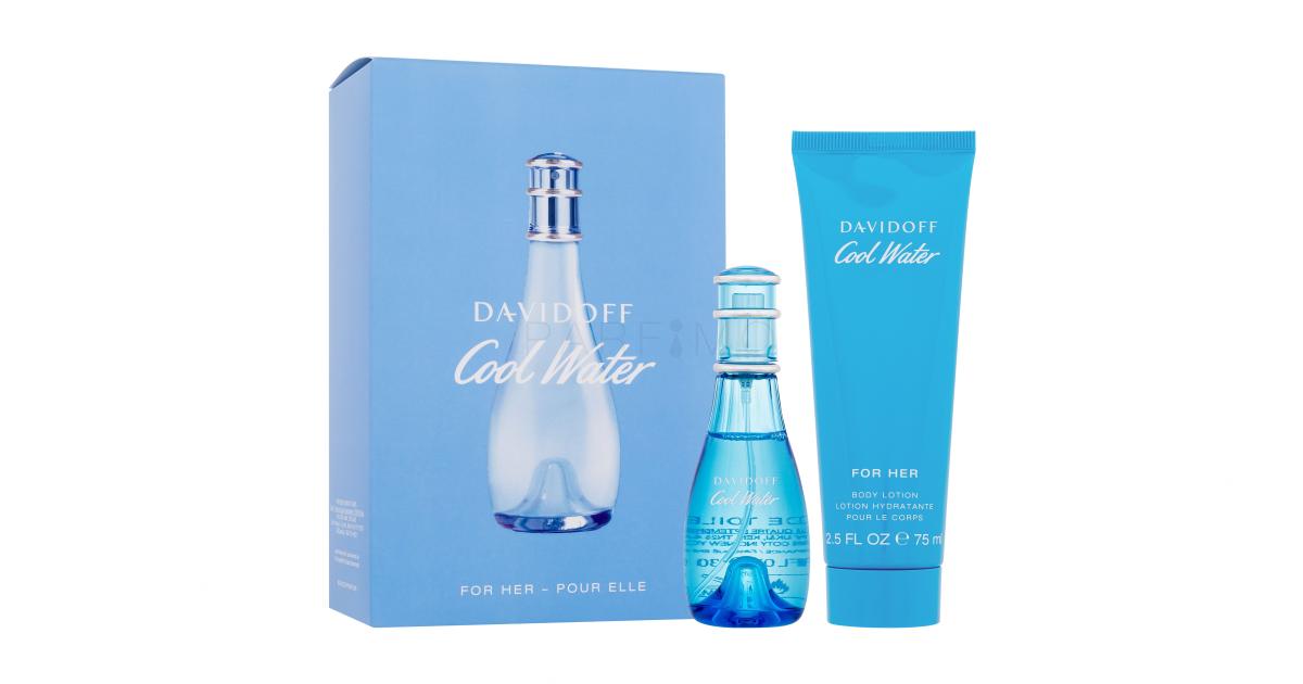 Davidoff Cool Water Geschenkset Edt 30 ml + Körpermilch 75 ml | Parfimo.at®