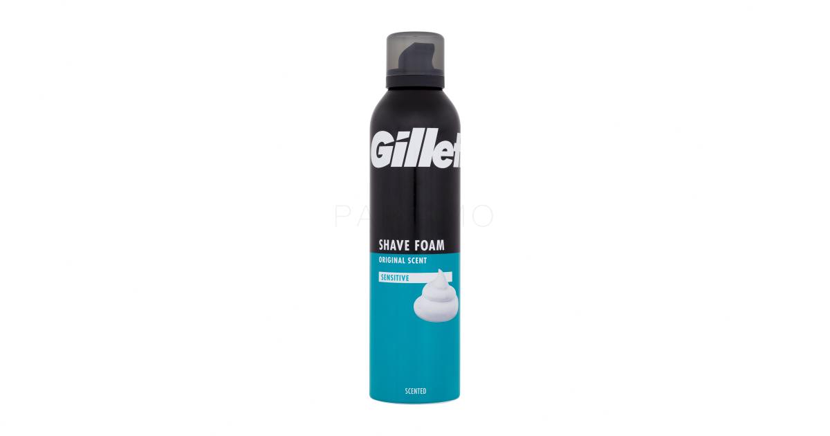 Gillette Shave Foam Original Scent Sensitive Rasierschaum für Herren ...